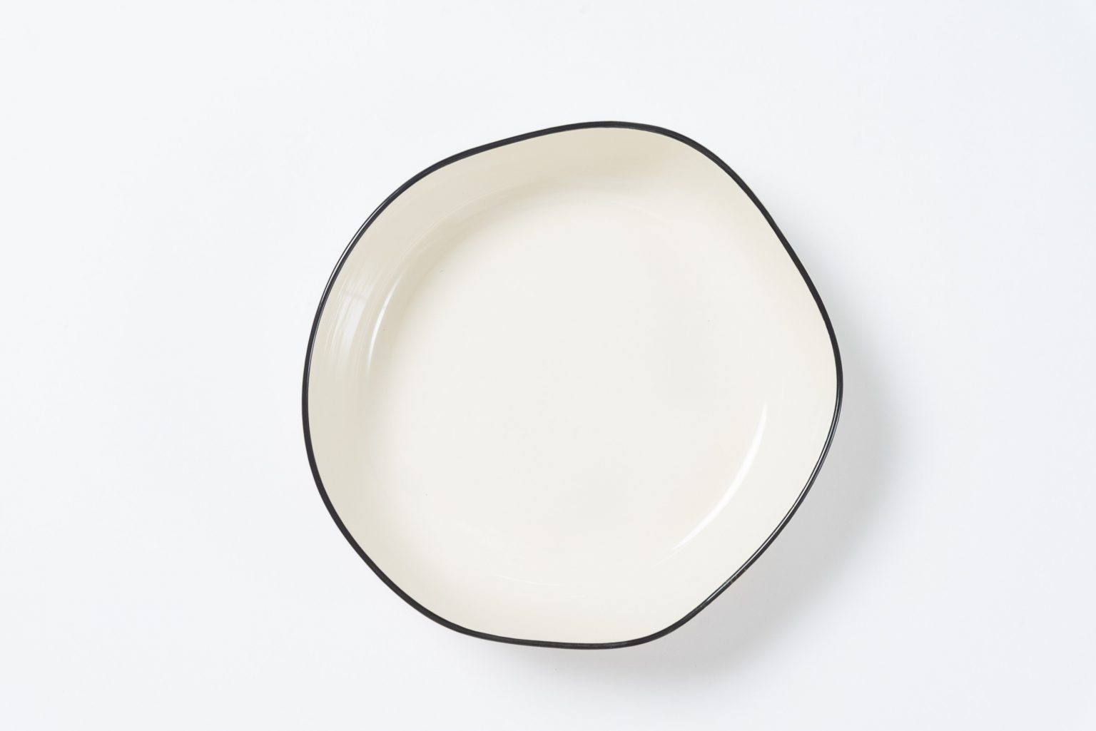 Layla White Deep Dish Plate - HOOGA
