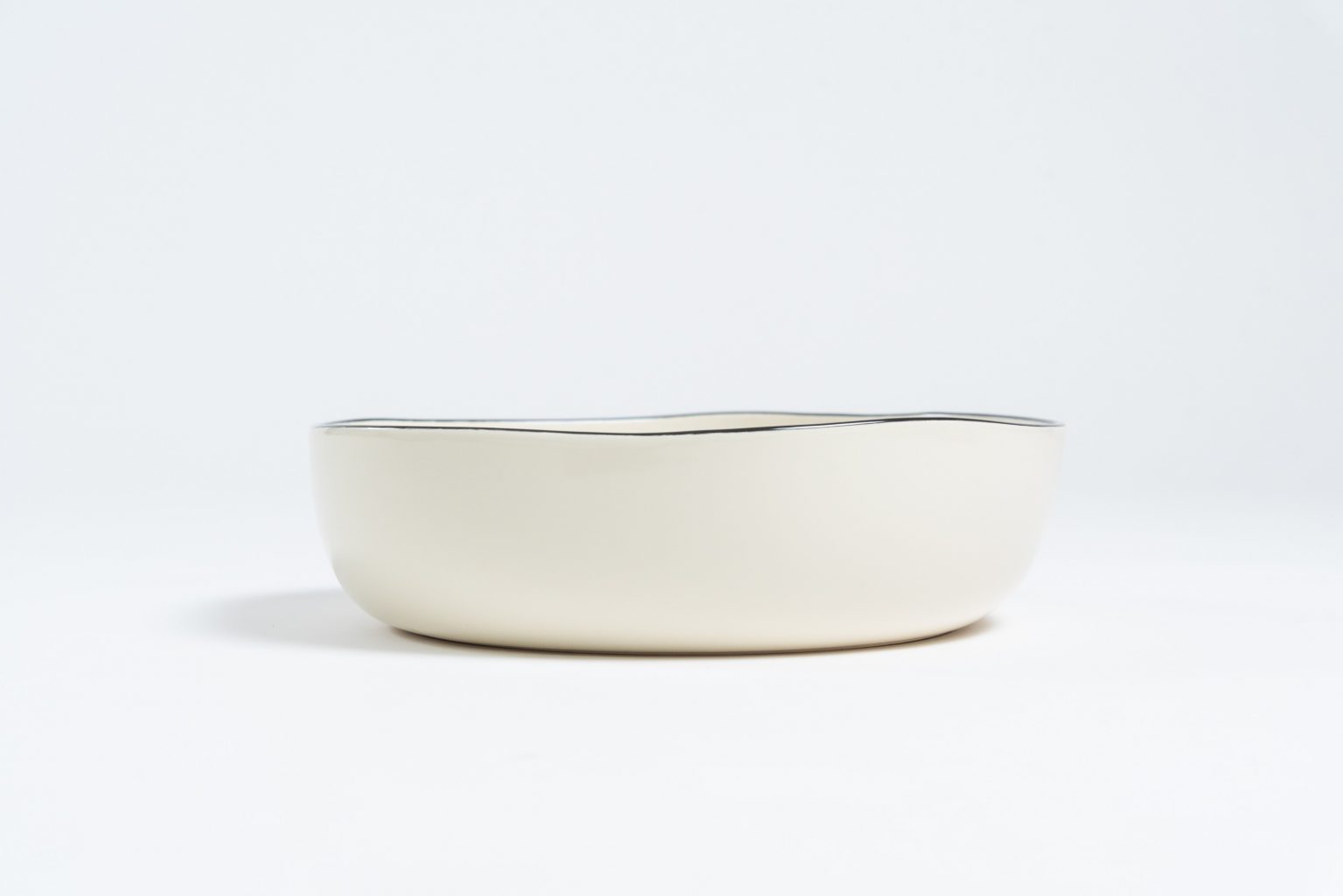 Layla White Deep Dish Plate - HOOGA